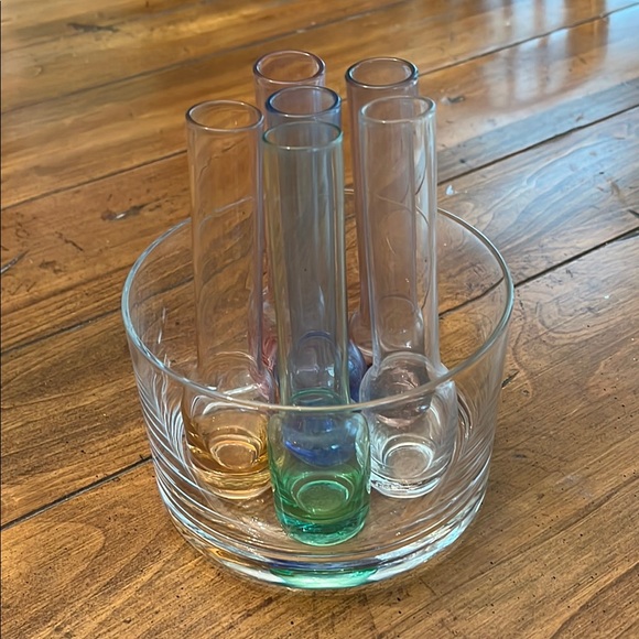 Dining | Multicolor Glass Test Tube Vase Set | Poshmark